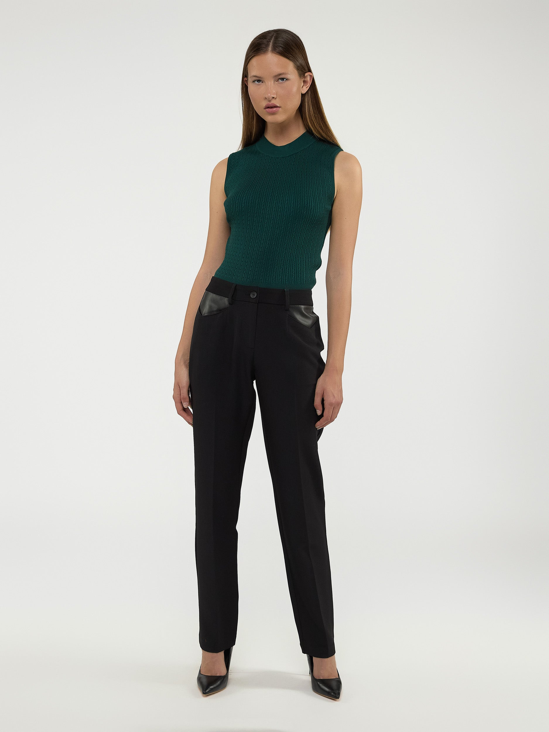 Straight semi-fitted dress pant – Boutiques San Francisco